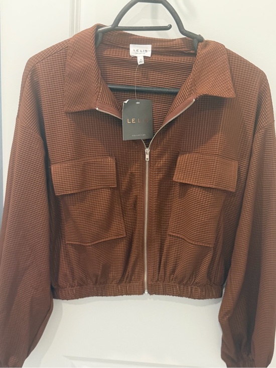 Le Lis | Jackets & Coats | Le Lis Chestpocket Utility Jacket In Rust ...